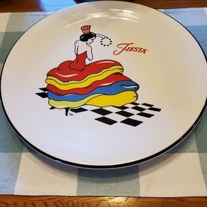 Fiesta | Dining | Fiesta Dancing Lady 1 Inch Chop Plate | Poshmark